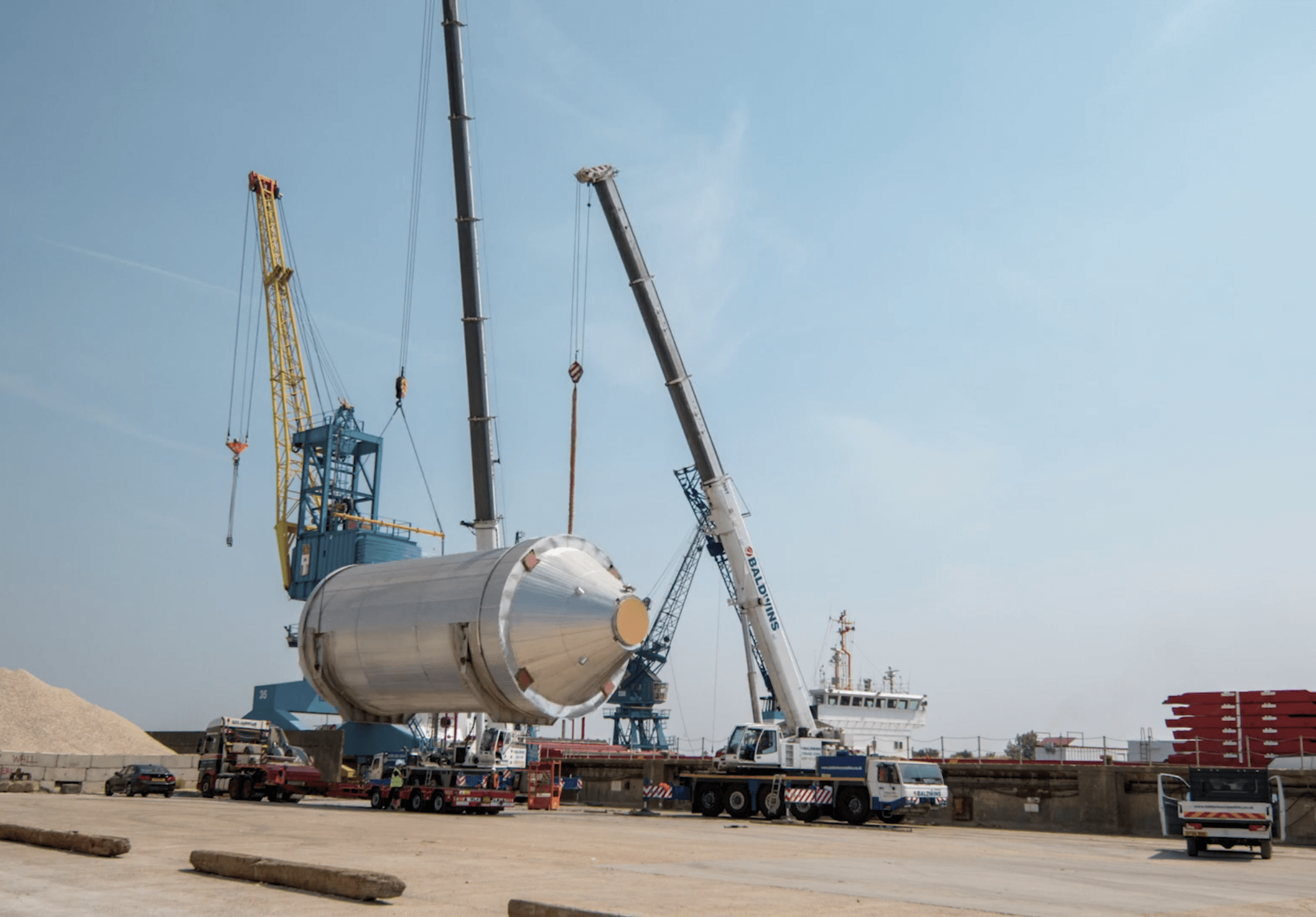 Oversize Silo Transportation - Specialist Logistics Services